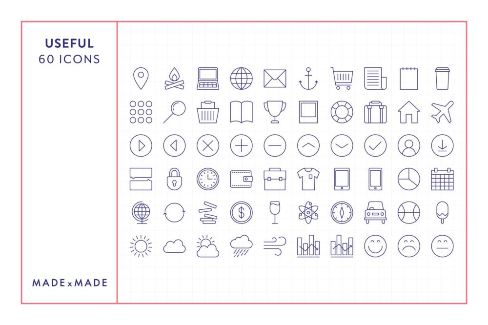Useful Icons By Made X Made