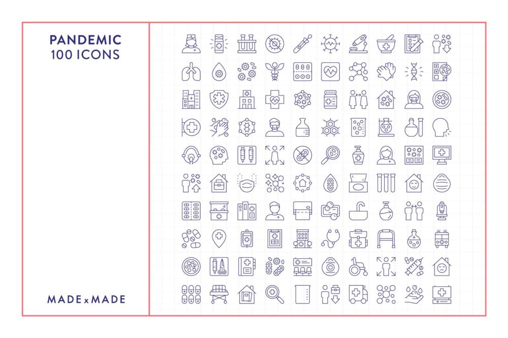 Pandemic Icons By Made X Made