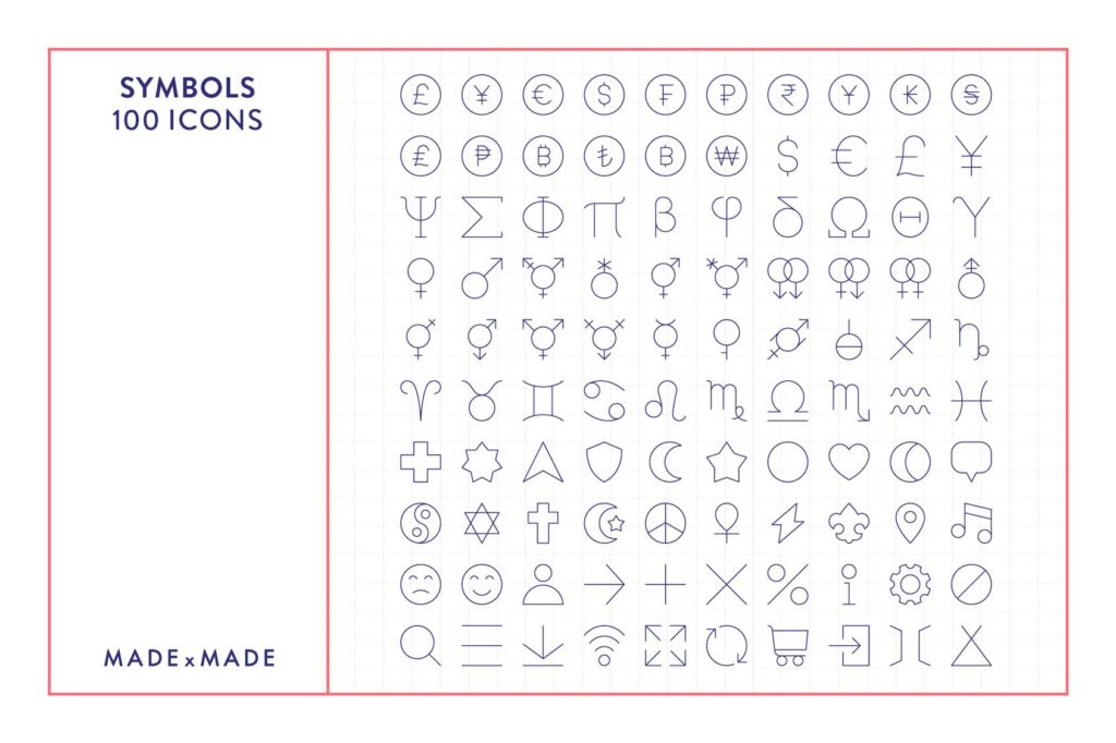 Symbol Icons By Made X Made