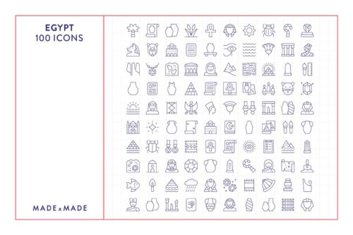 Egypt Icons By Made X Made
