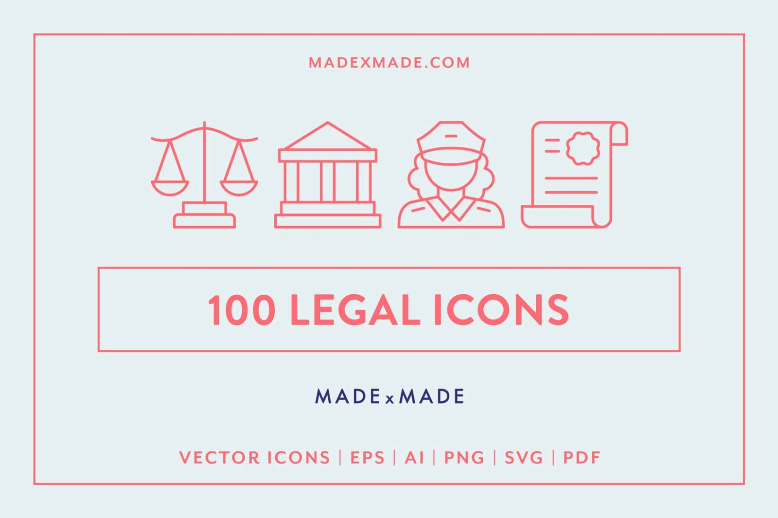Legal Icons By Made X Made