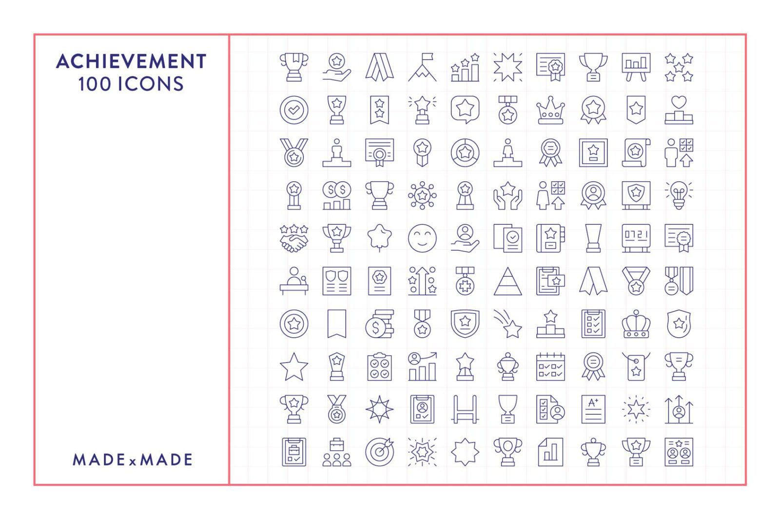 Achievement Icons By Made X Made